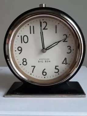 Westclox | Accents | Westclox Big Ben Black Chrome Table Clock | Poshmark